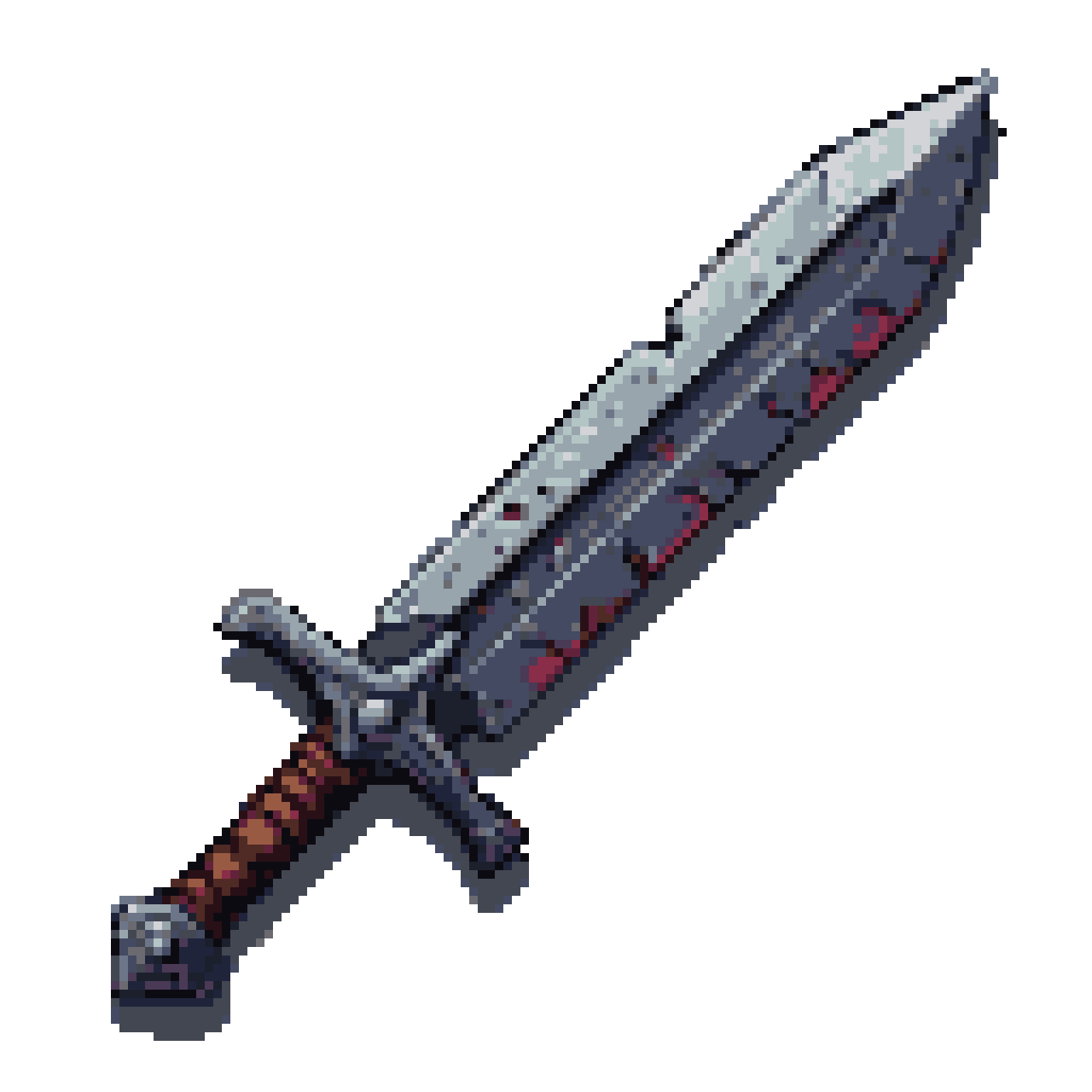 Grim Fantasy Sword: Blood-Stained Iron Weapon Icon