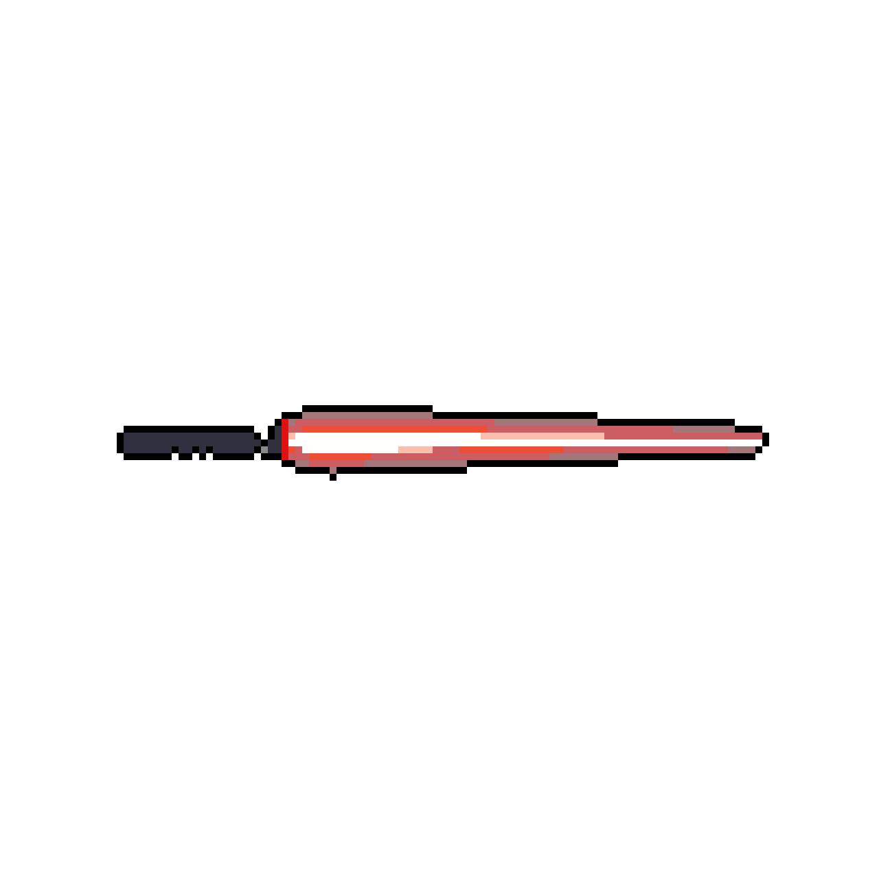 Glowing Red Energy Sword: Futuristic Combat Ready