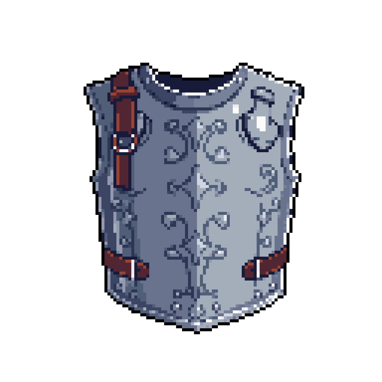 Fantasy Armor Cuirass: Detailed Metallic Chest Plate