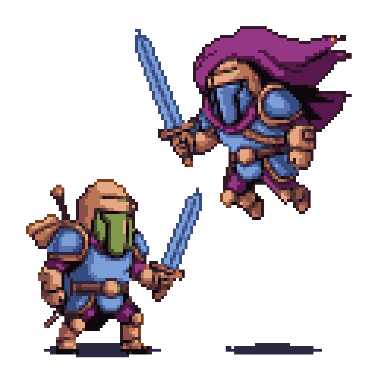 Heroic Duel: Airborne Warrior vs. Grounded Swordsman