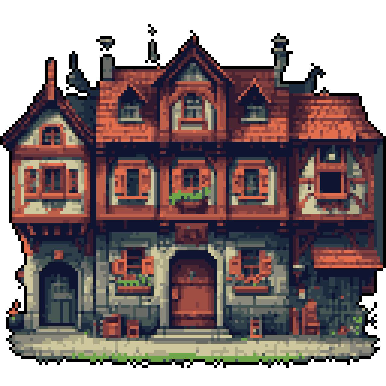 Rustic Medieval Inn: Cozy Charm & Old-World Architecture