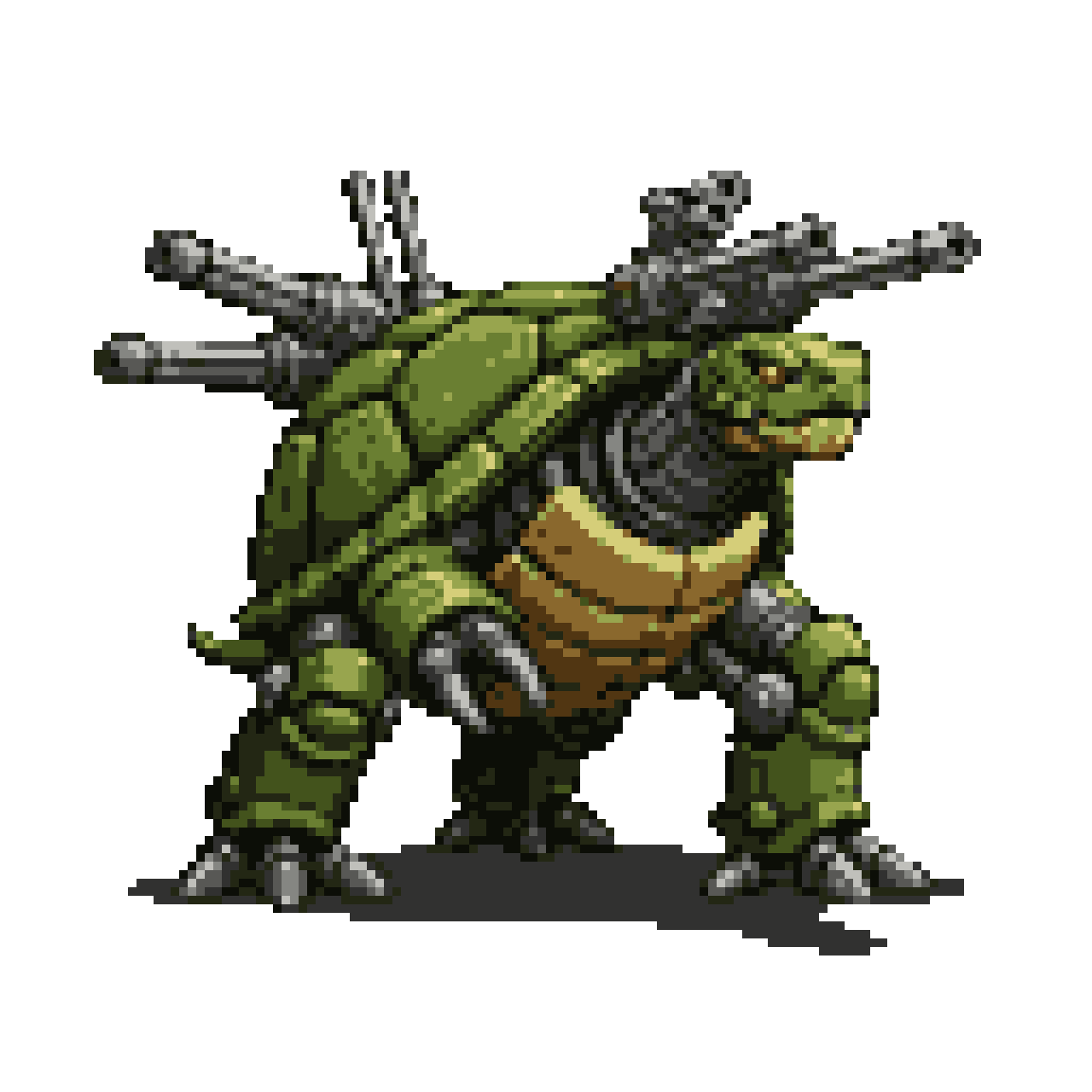 Armored Turtle Mech: Ready for Battle