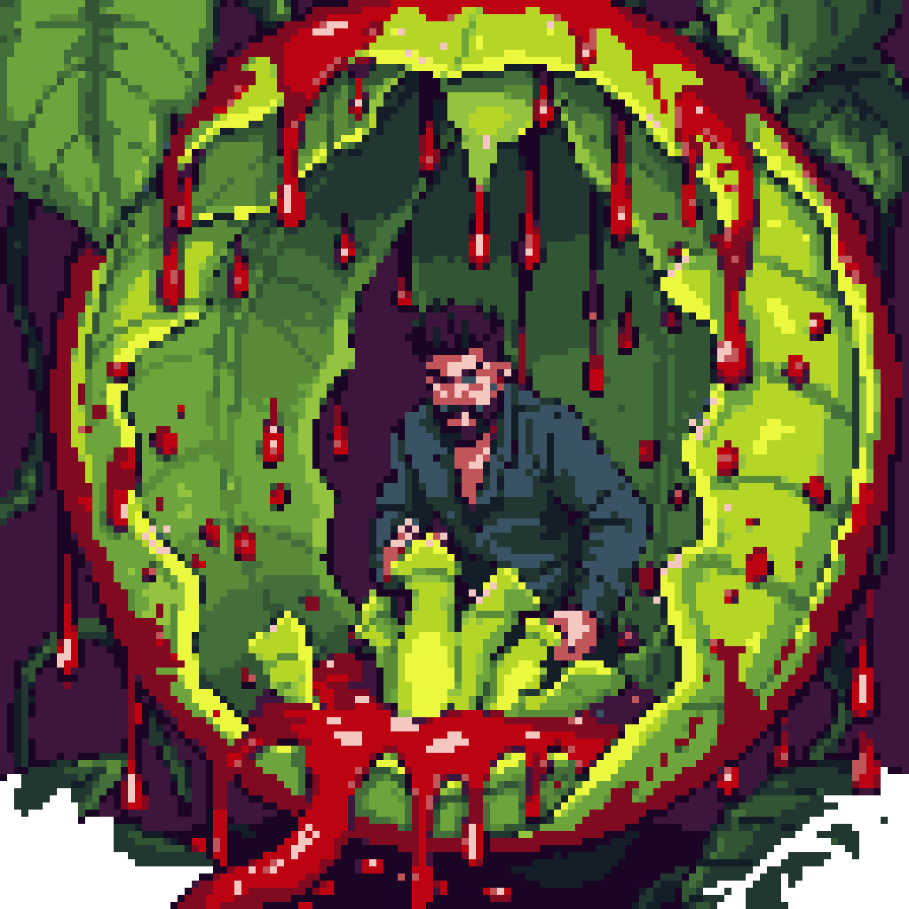 Man vs. Carnivorous Plant: Terrifying Jungle Escape