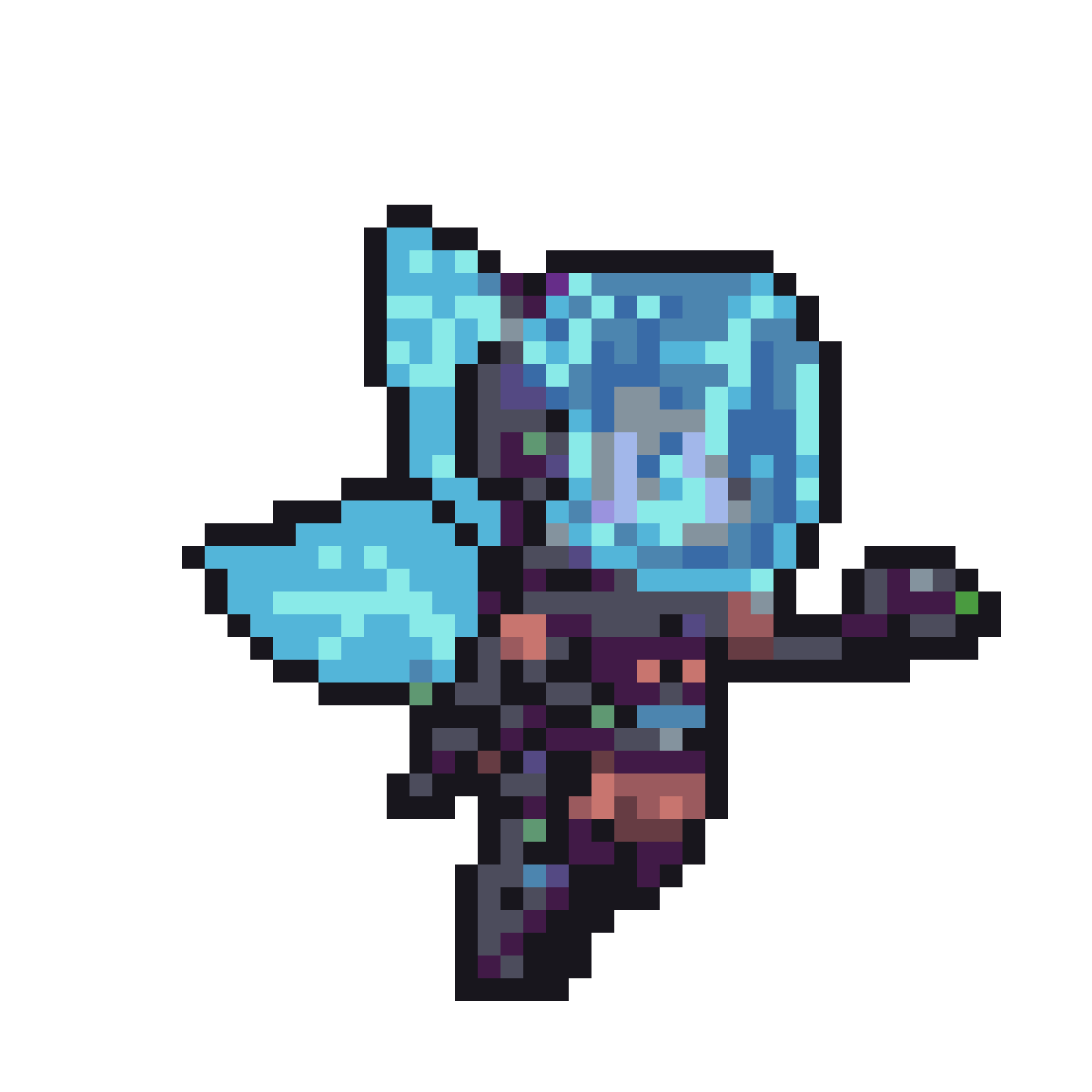 Sprite: Cyberpunk Pixie: Futuristic Warrior, Ready for Action