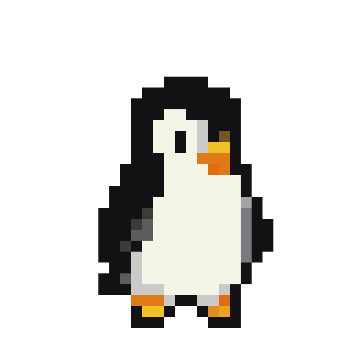 Penguin Eats Blue Fish: Animated Sprite Action