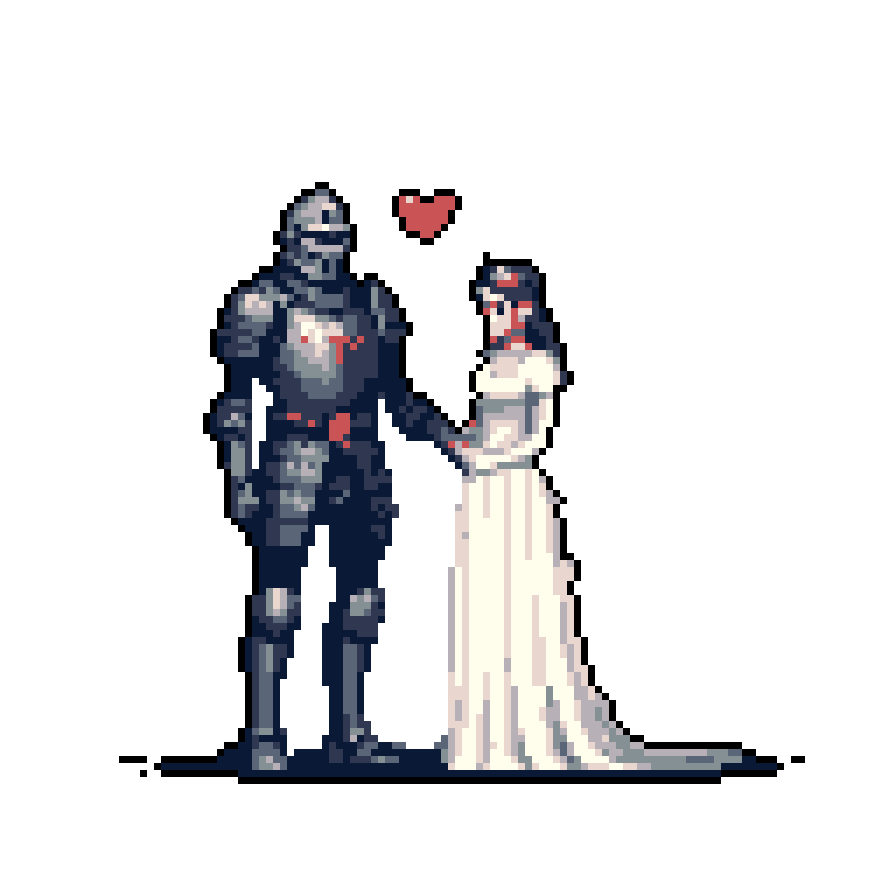 Knight and Bride Embrace: A Bittersweet Union