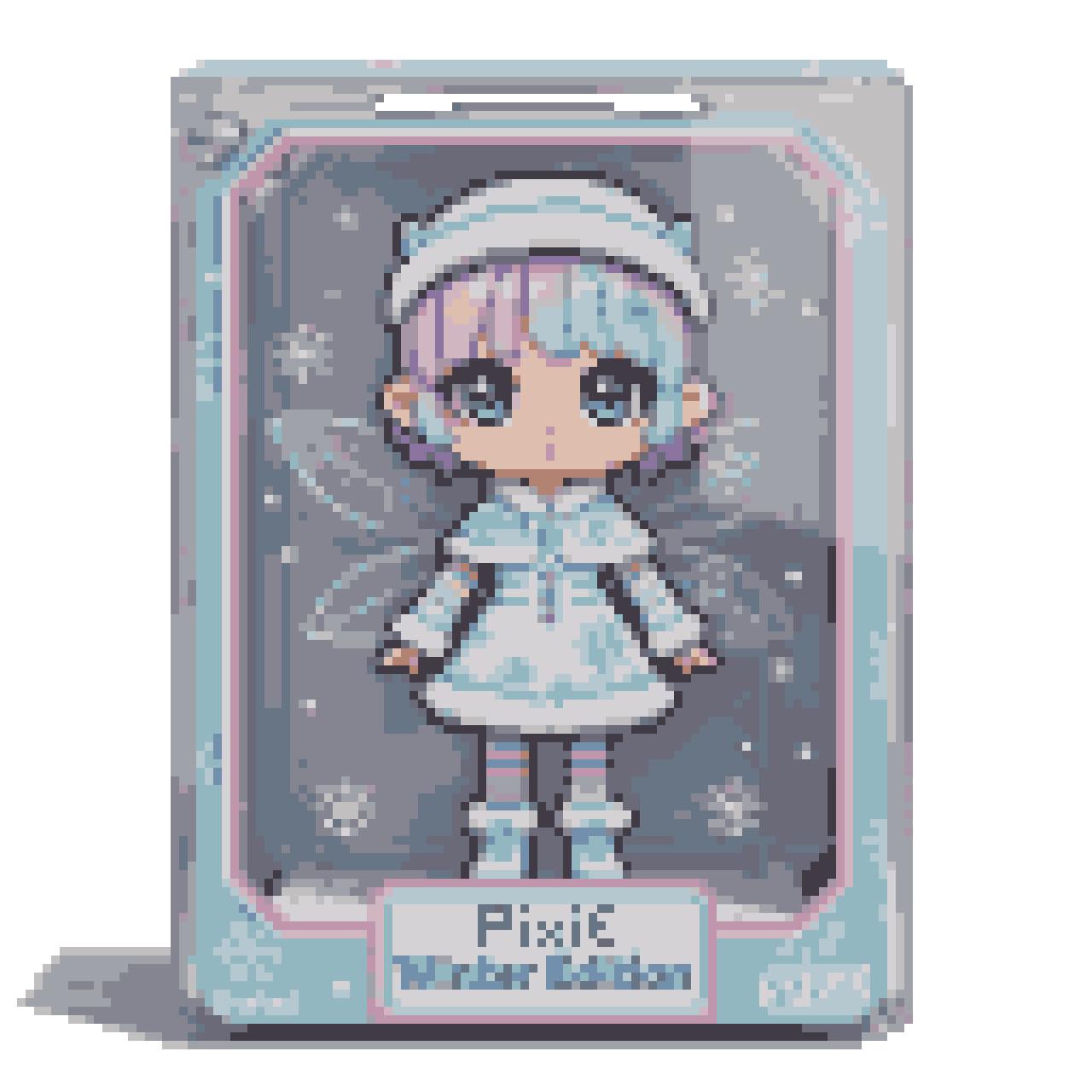 Winter Pixie Doll in Snowy Display Box