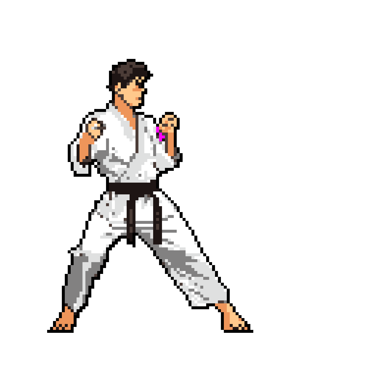 Karate Warrior Ready: Focus on the Fight
