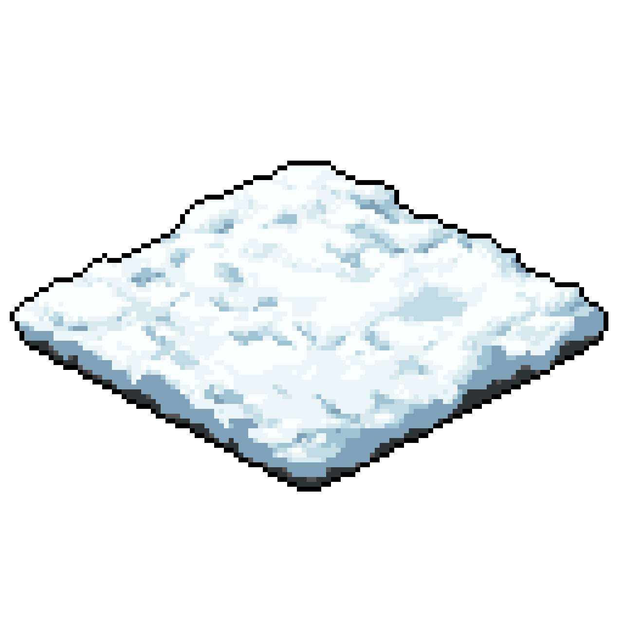 Snow Pile: Cool & Minimalist Game Asset