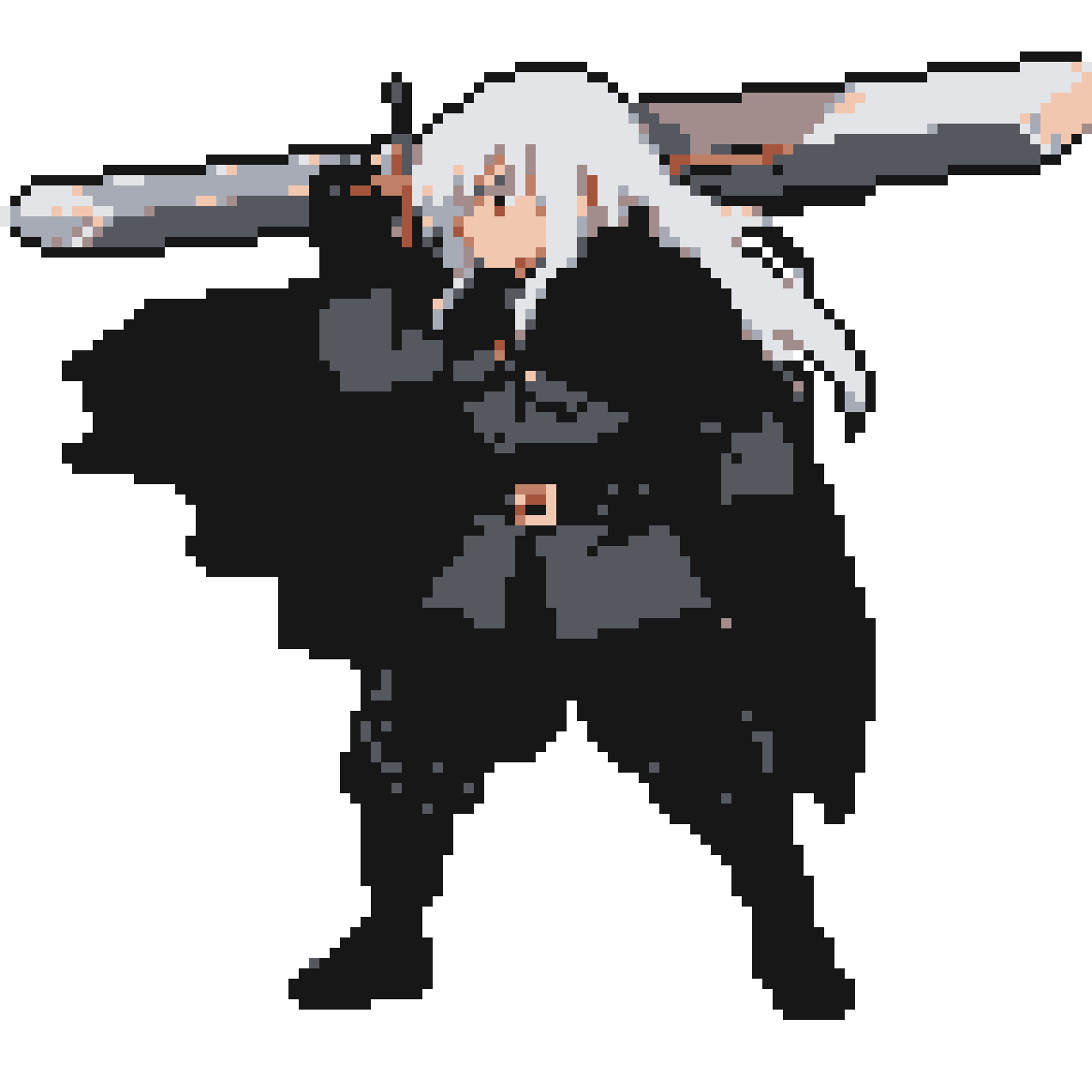Warrior's Charge: White Hair, Greatsword Power