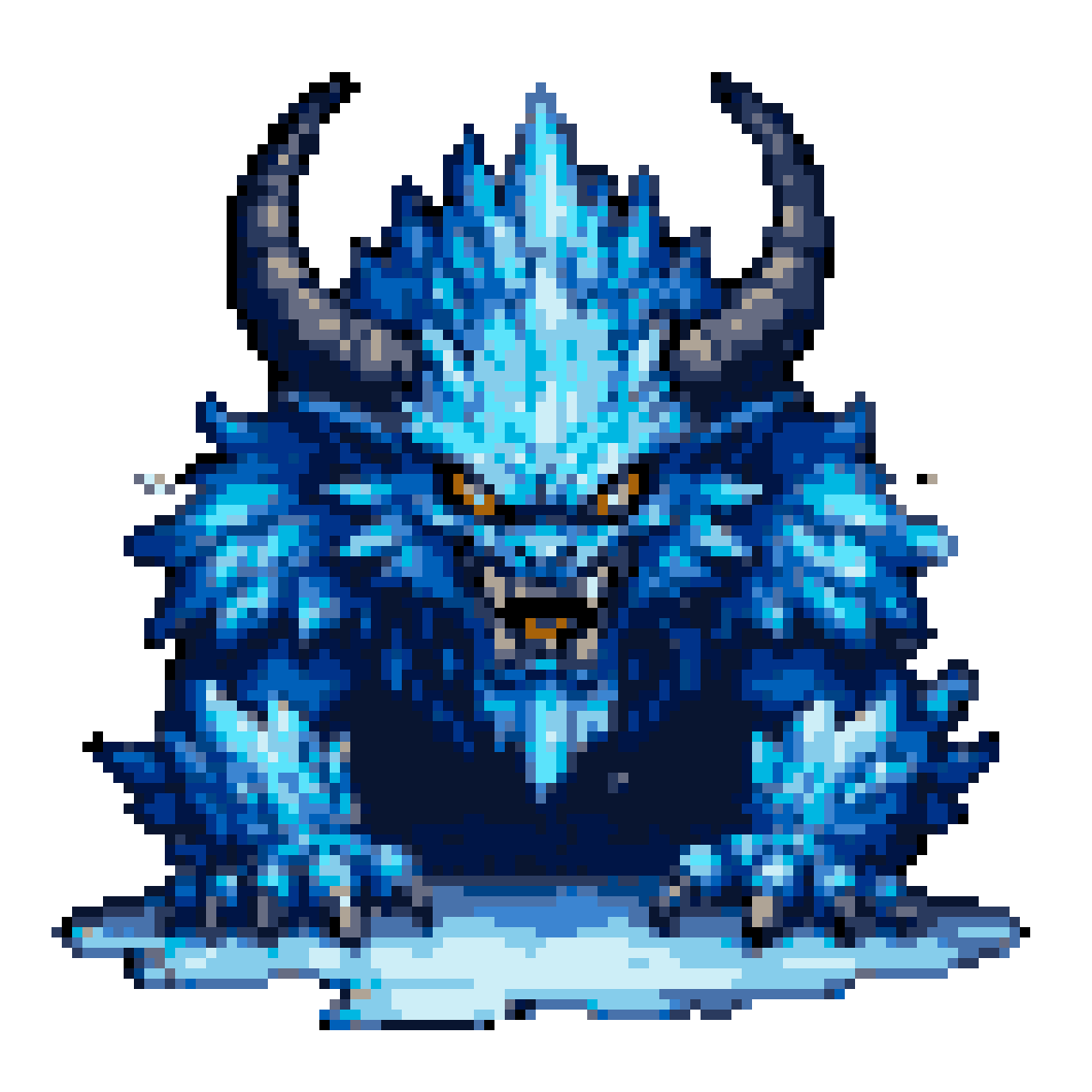 Fierce Crystal Demon Growls | Frozen Fury Animation