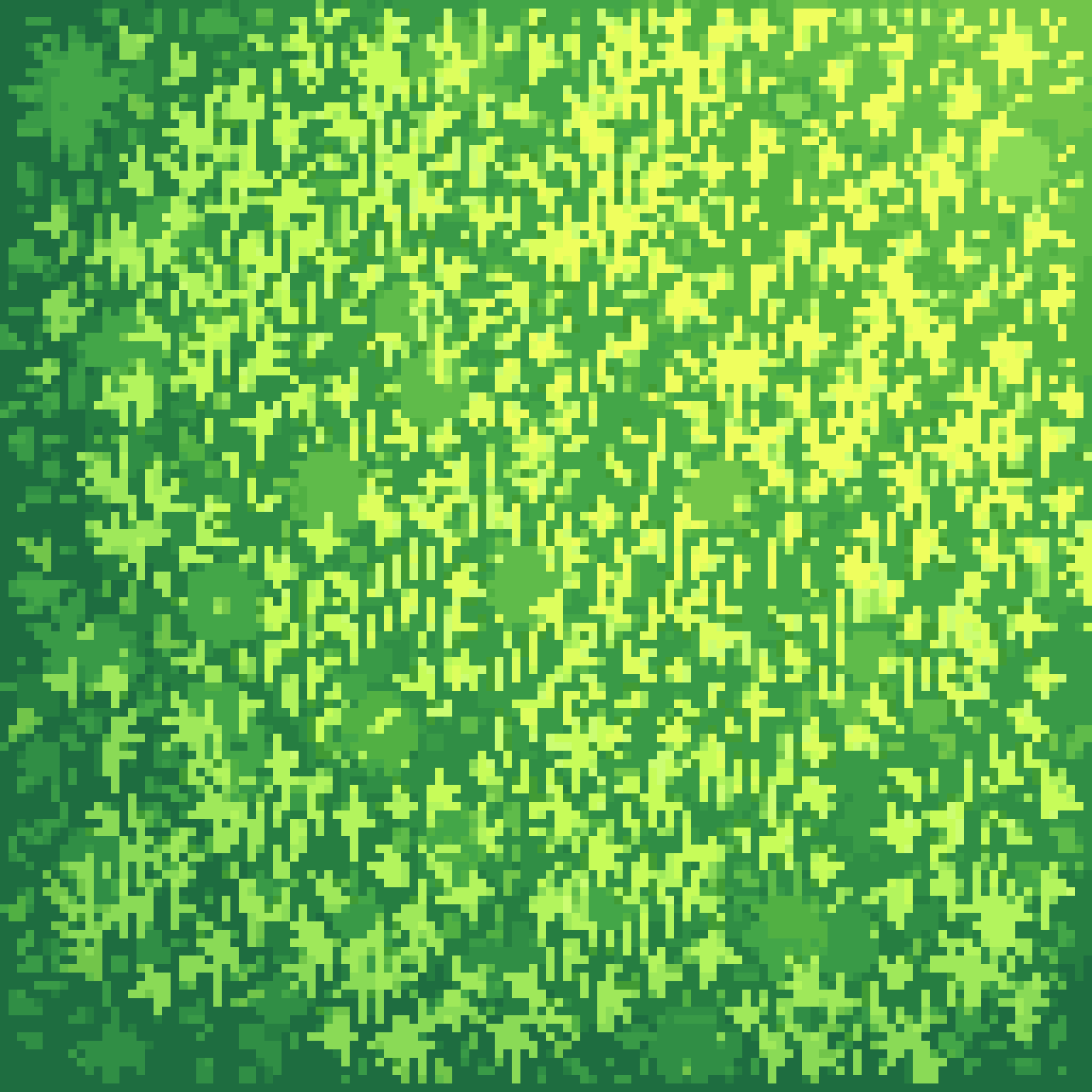 Game Asset Sprite: Vibrant Meadow: Serene Green & Yellow Floral Field