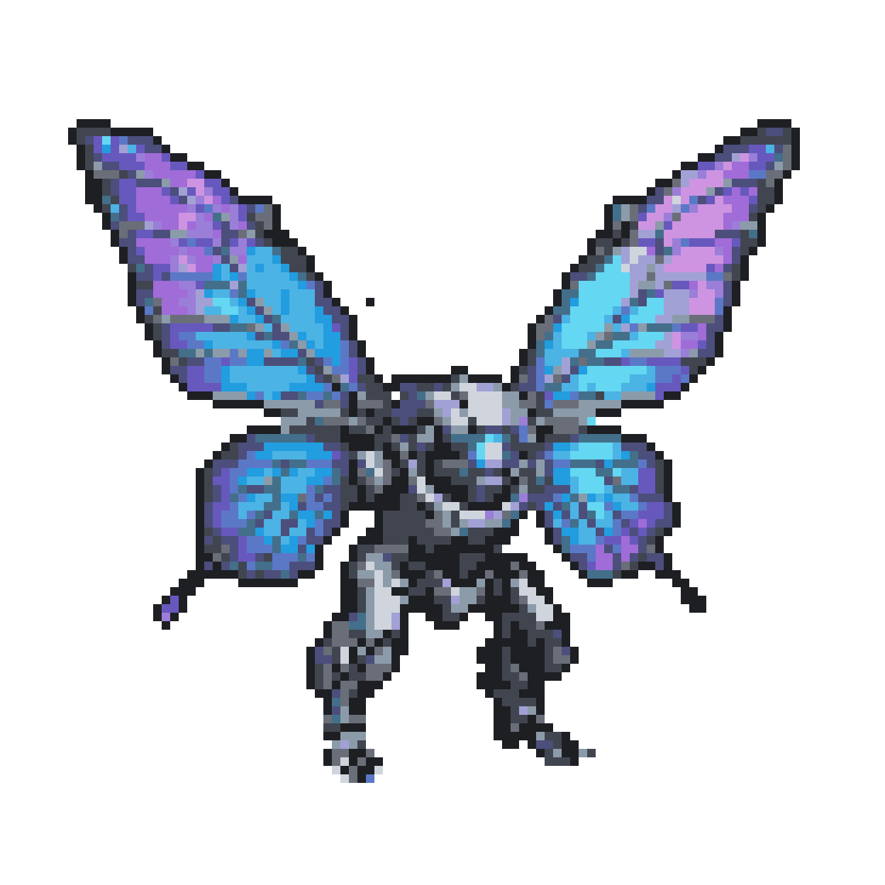Mechanical Butterfly: Iridescent Wings Flutter in Whimsical Flight