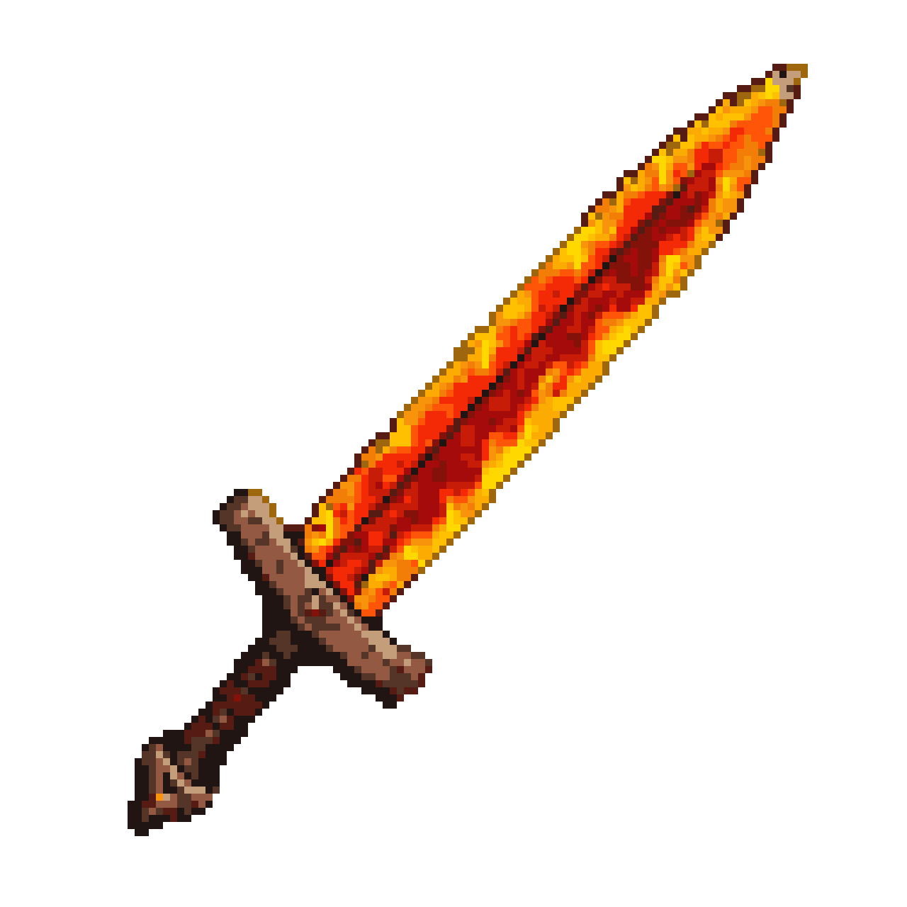 Fiery Magma Sword: Elemental Power Incarnate
