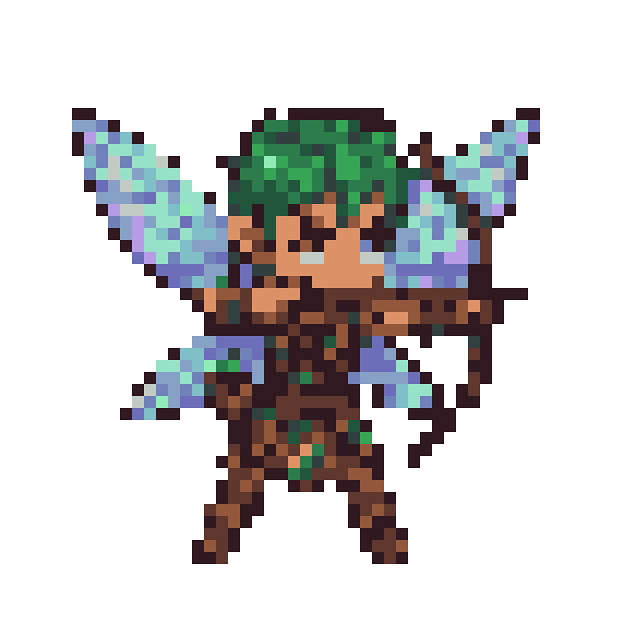 Pixel Art Animation: Nimble Pixie Archer: Focused, Ready to Strike