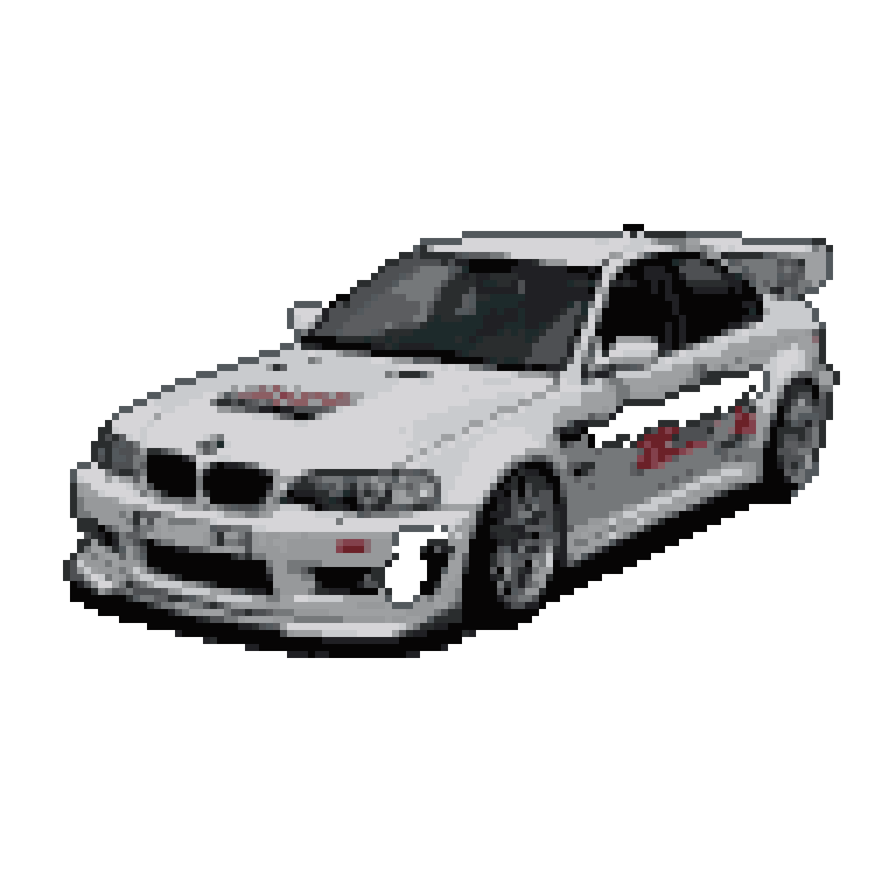 BMW M3 GTR: Iconic Racer on Black Background
