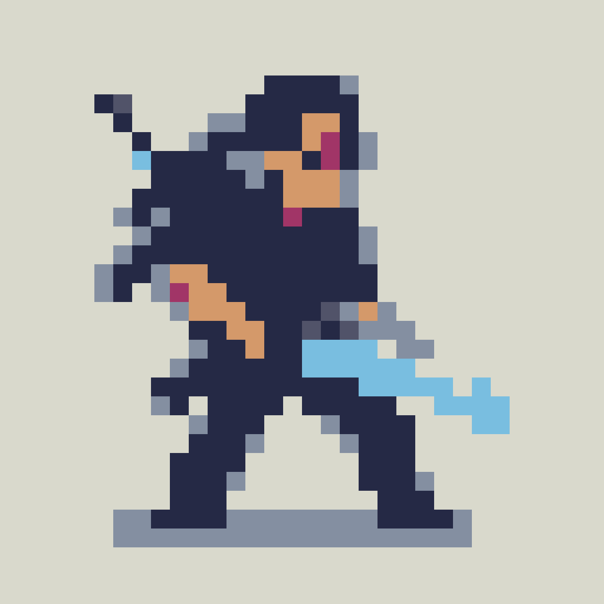 Action-Ready Operative with Electric Sword