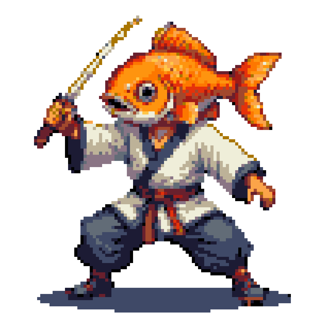 Goldfish Samurai: Ready to Strike