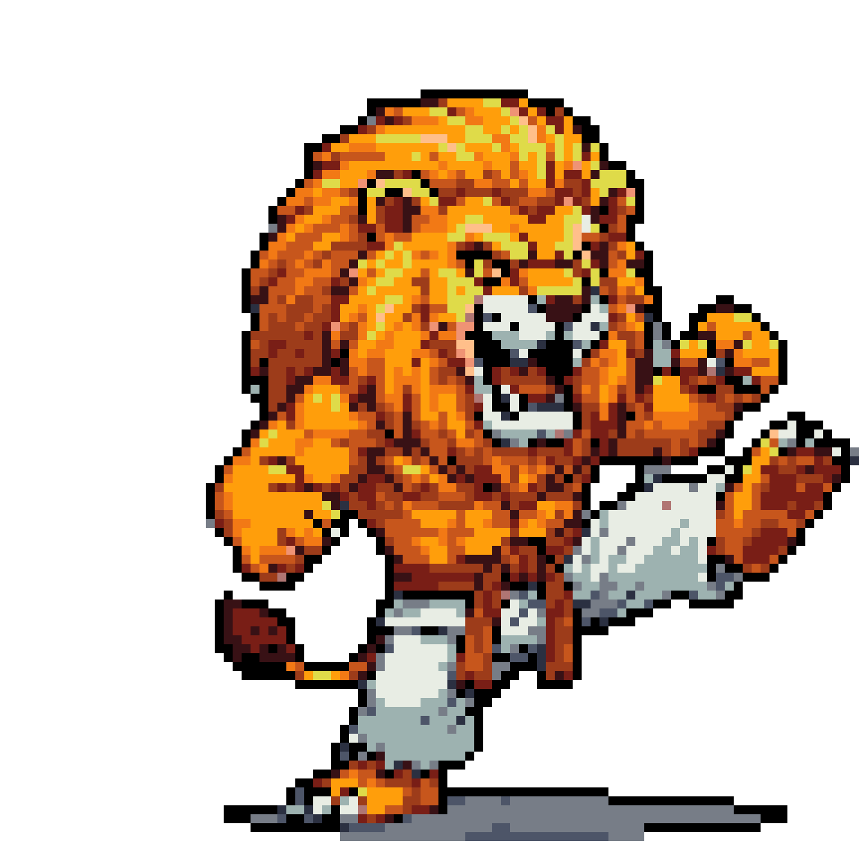Fierce Lion Karate Kick: Retro AI Fighter