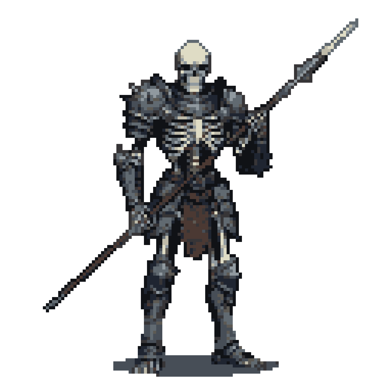 Skeleton Knight: Stoic Sentinel of Ancient Power