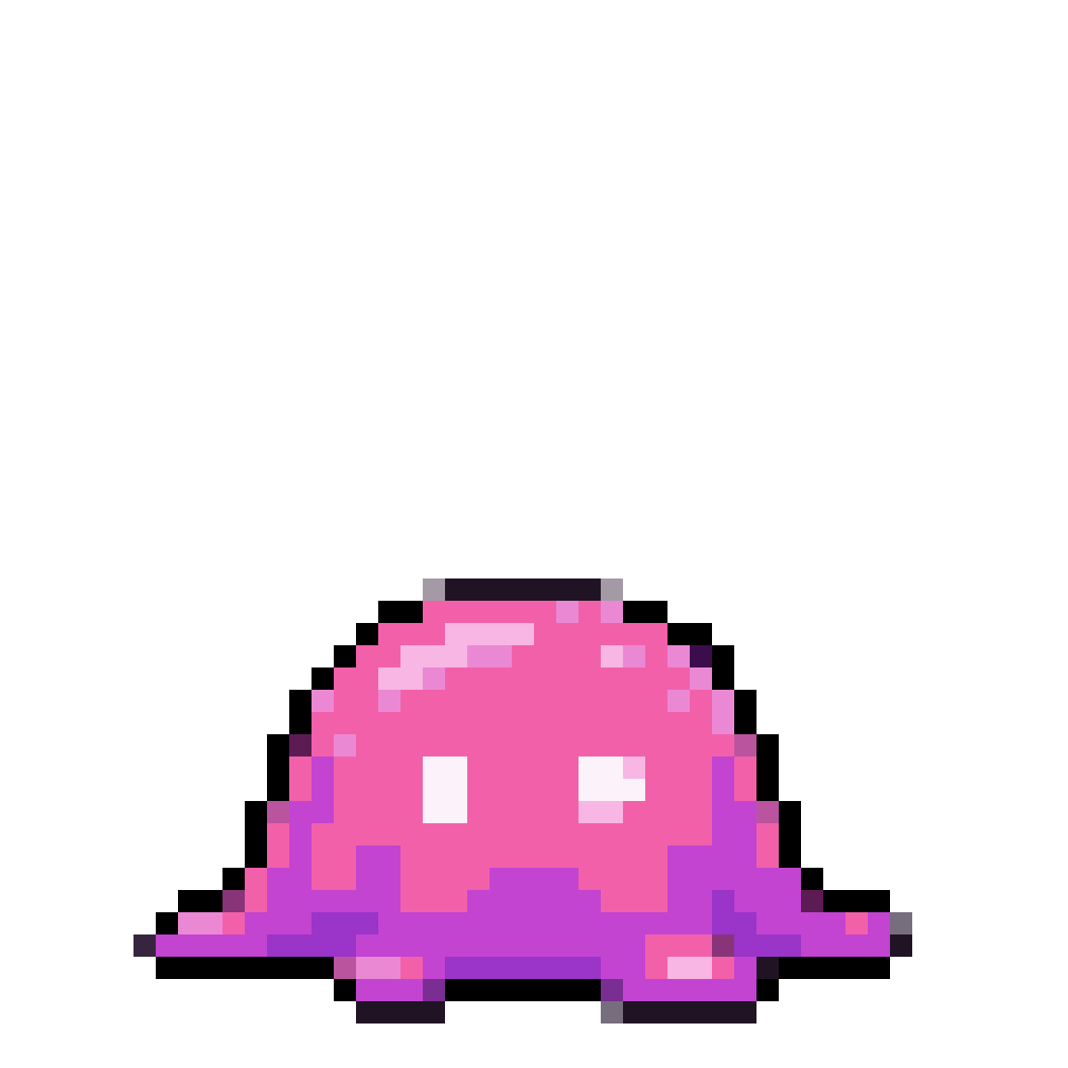 Jiggling Pink & Purple Slime Monster Animation