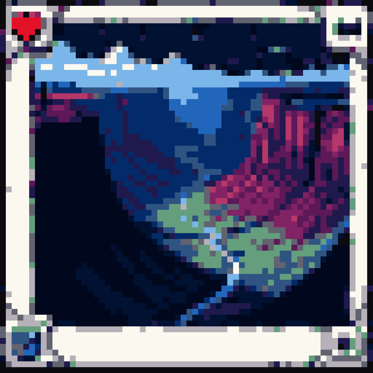 Mysterious Twilight Valley: Luminous River, Jagged Cliffs
