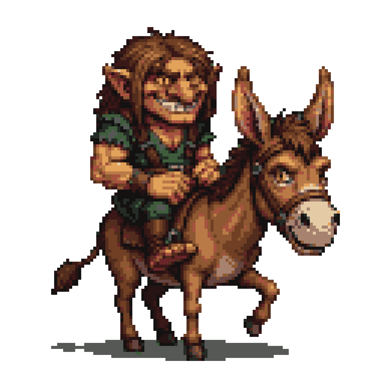 Troll's Whimsical Donkey Ride Adventure