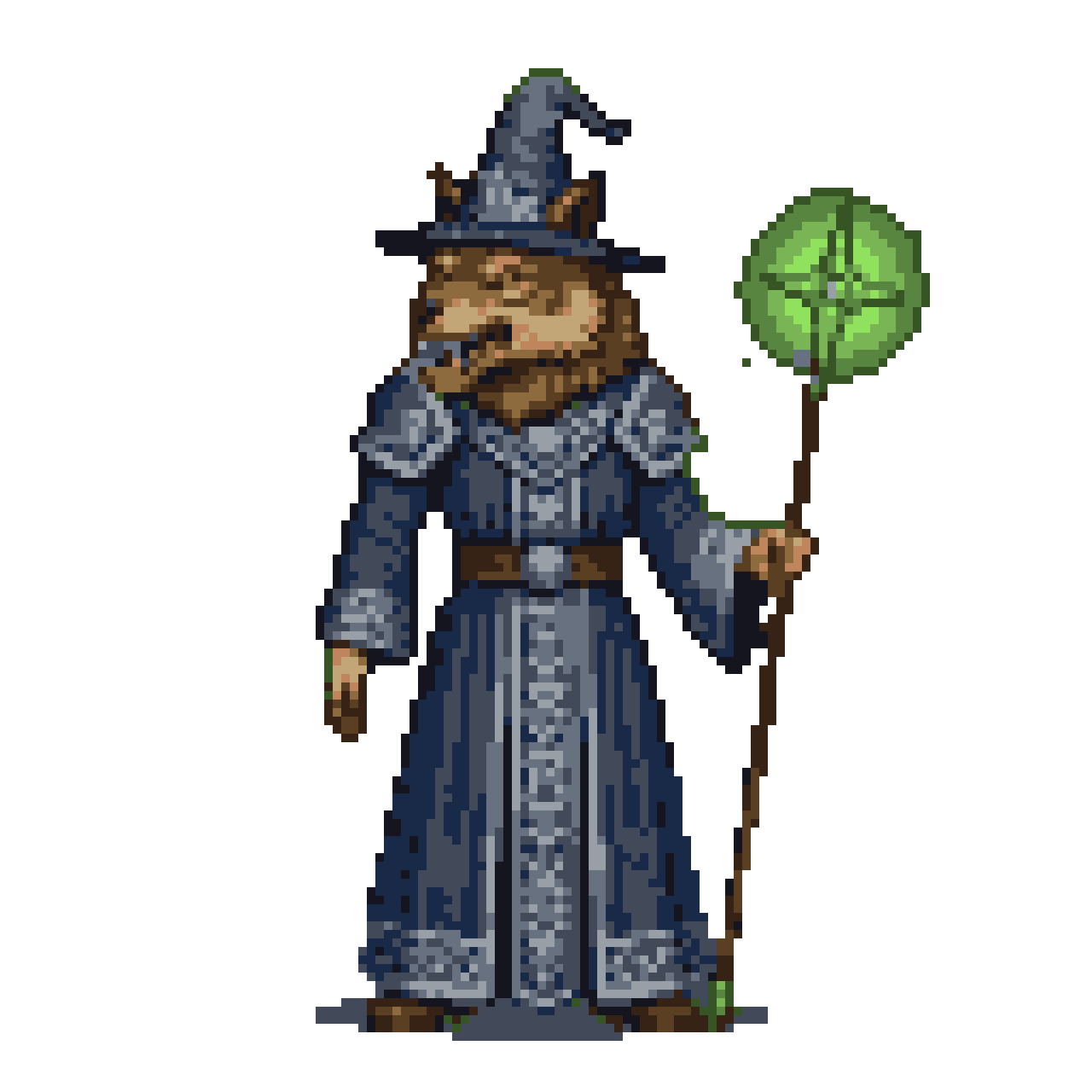 Mystic Wolf Wizard: Arcane Power Unleashed