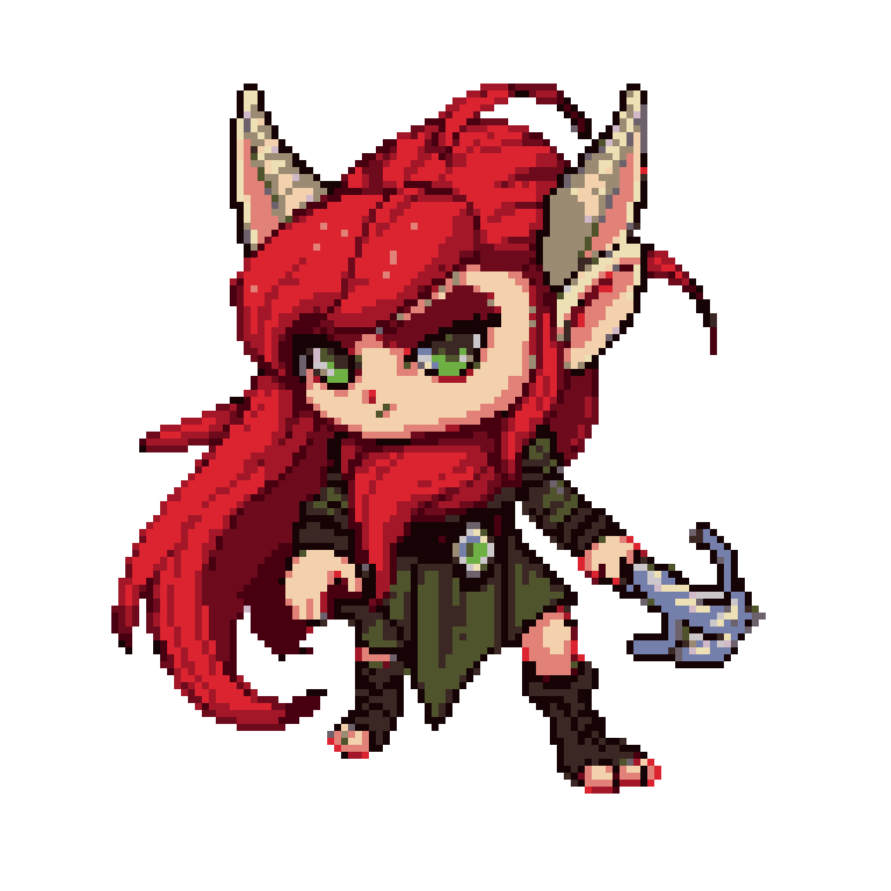 Fierce Elf Archer: Ready for Adventure