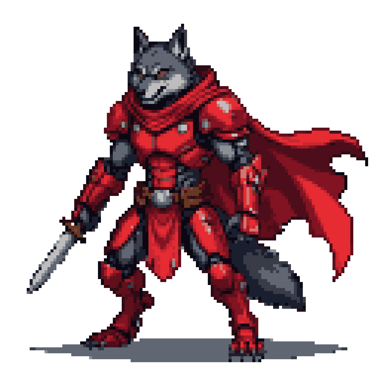Werewolf Warrior: Crimson Armor, Fierce Stance