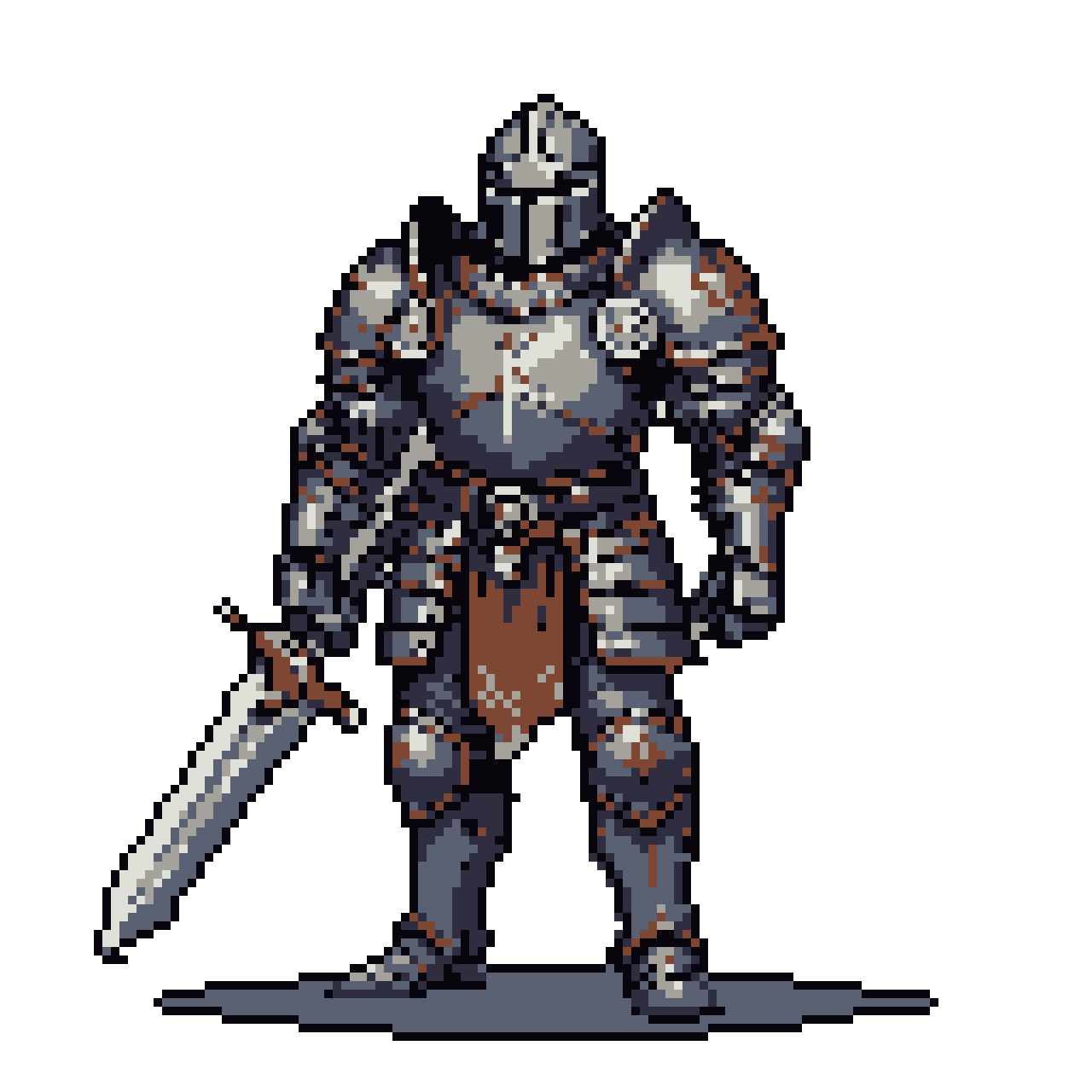 Armored Knight: Vigilant Warrior in Dark Fantasy