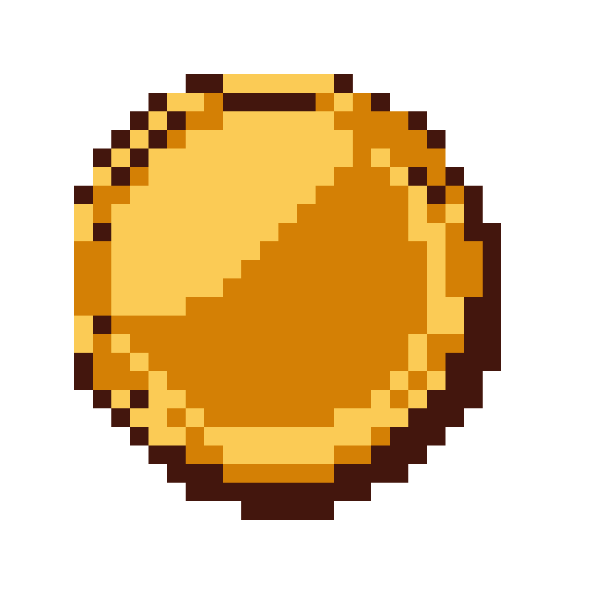 AI Sprite: Golden Coin Icon: Retro Game Reward