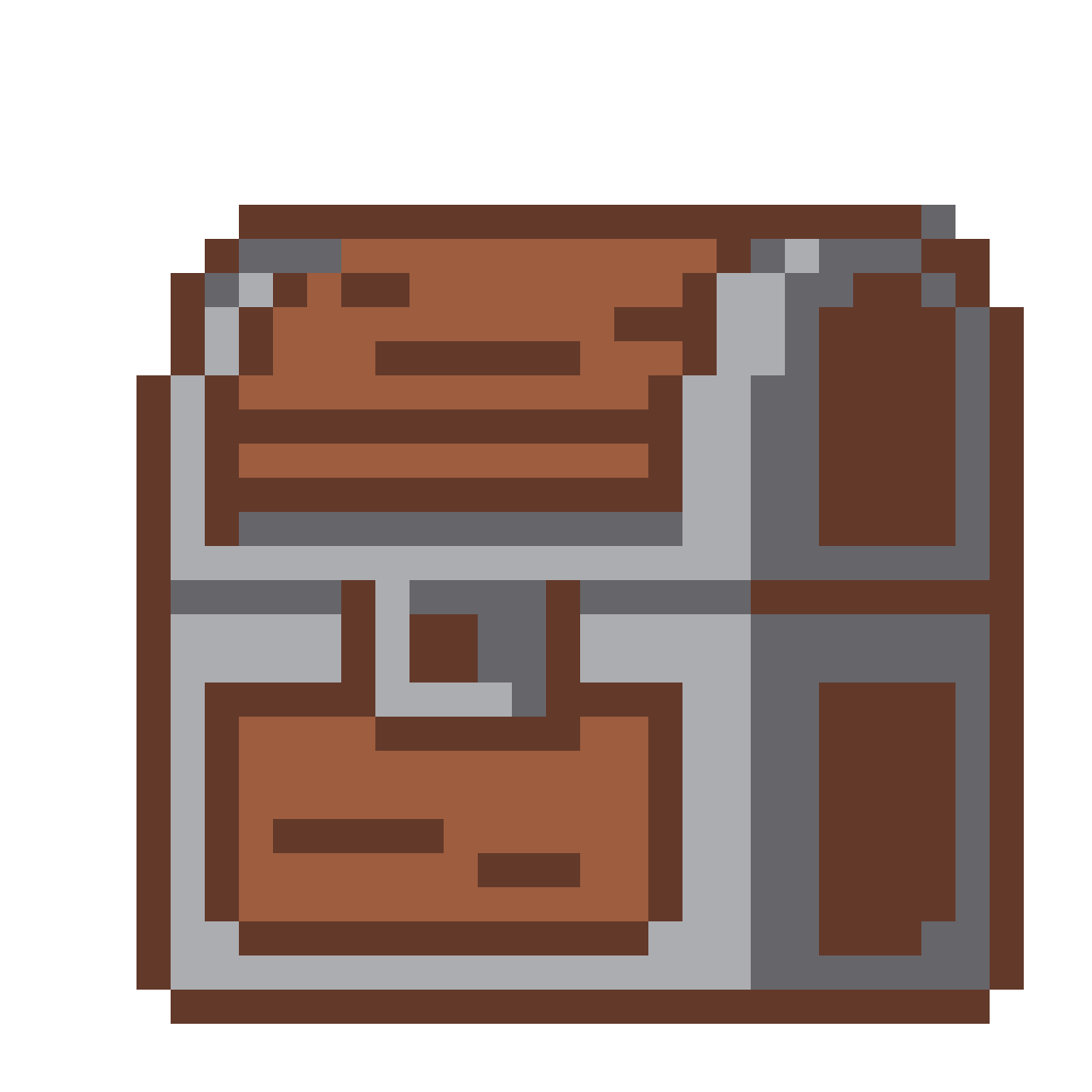 Retro Game Treasure Chest Icon