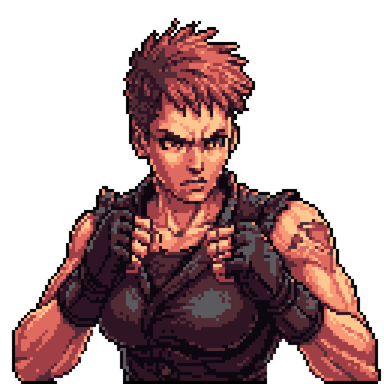 Warrior Woman: Fierce Fighter Ready for Battle