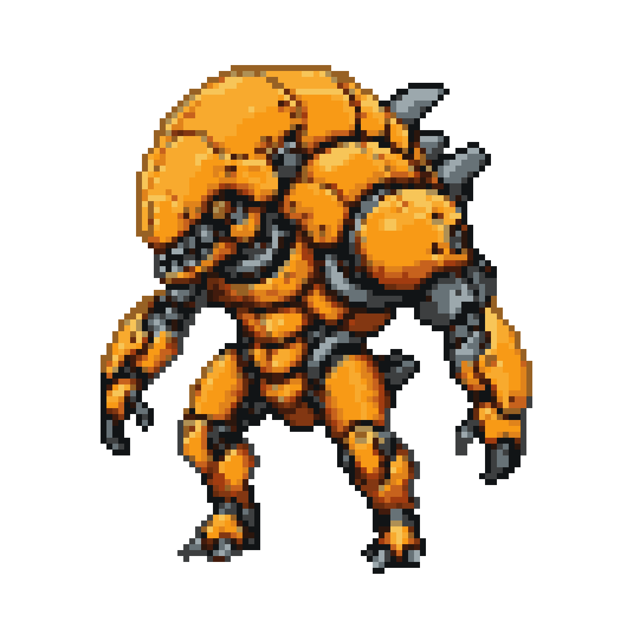 Menacing Mechanical Beast: Aggressive Fighter Ready to Strike