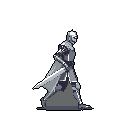 A knight walking - Pixel Art | generated with AI by Vynneska Elf