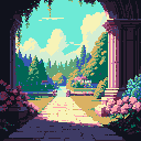 beautiful scene - Pixel Art | generated with AI by pixie.haus
