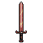 classic long red sword 64 - Pixel Art | generated with AI and edited by ...