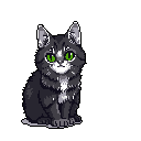 Cole cat - Pixel Art | generated with AI by xiaokan