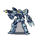 creata a war buster but is a mech and have a machine gun in a shoulder ...