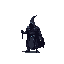 dark mage - Pixel Art | generated with AI and edited by pixie.haus