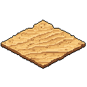 desert sands isometric tile - Pixel Art | generated with AI by sandacz