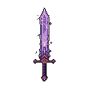 Eletric purple long sword - Pixel Art | generated with AI by Viraeth Goblin