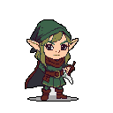 Elf - Pixel Art | generated with AI by Joreld Oracle