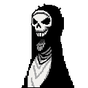 evil nun - Pixel Art | generated with AI by Thalros Sprite