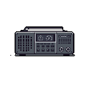 Radio - Pixel Art | generated with AI by camarela