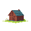 farmhouse - Pixel Art | generated with AI by sandacz