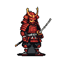 Generate a 2D pixel art sprite of a character. The character is a small ...