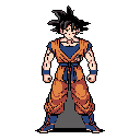 Goku - Pixel Art | generated with AI by Liraithor Runesmith