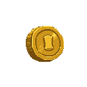 gold coin simple sprite - Pixel Art | generated with AI and edited by ...